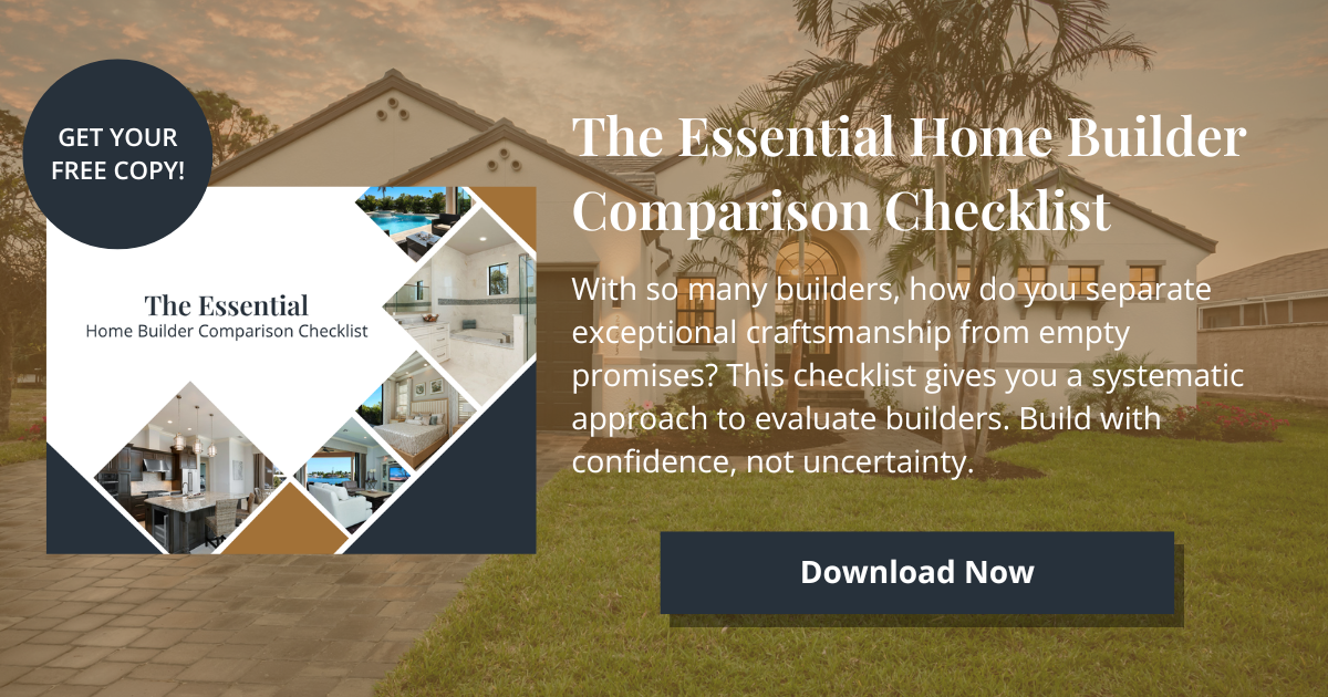 The Essential Home Builder Comparison Checklist